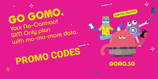 GOMO by Singtel Promo Codes: 40GB for $20! - SGDtips