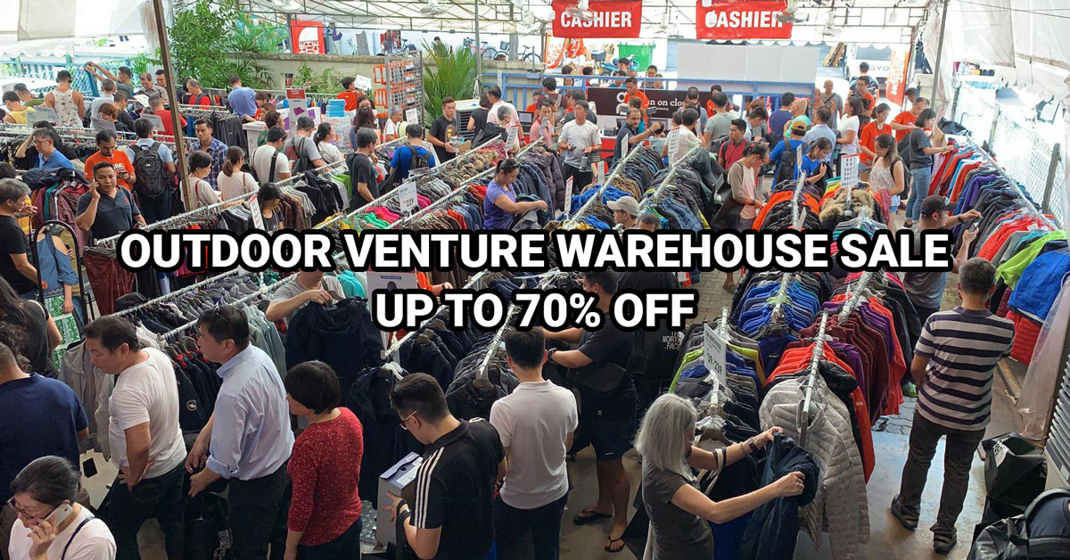 Outdoor Venture Warehouse Clearance Sale - SGDtips