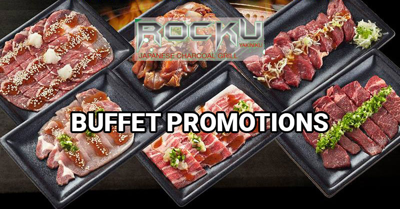 Rocku Yakiniku Buffet Promotions - 1 FOR 1 Buffet - SGDtips