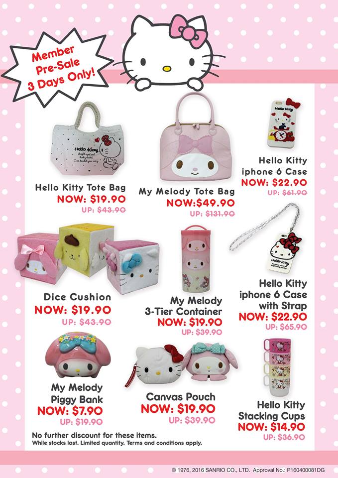 Sanrio Annual Sale: 20% OFF Storewide - SGDtips