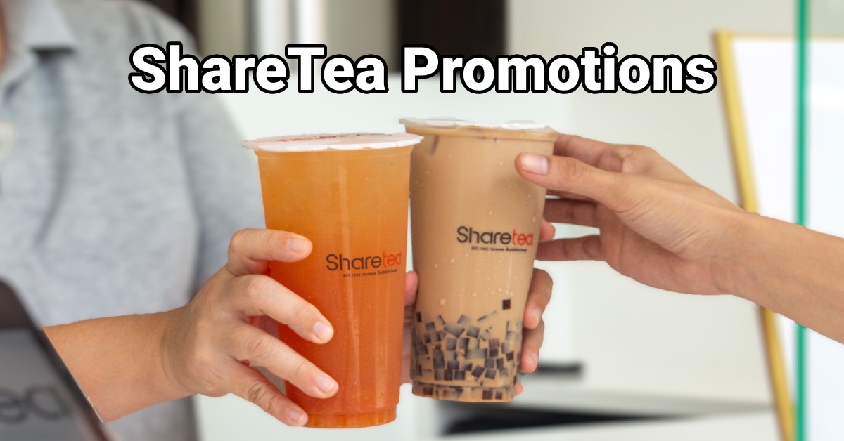 Sharetea Promotion: 1-For-1 On ANY Drink! - SGDtips