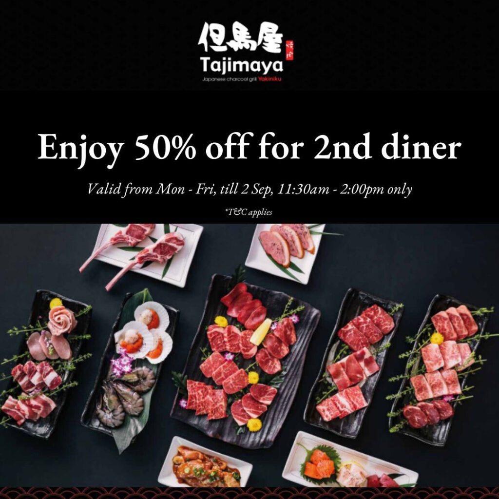Tajimaya Yakiniku Buffet Promotions | May 2024 - SGDtips