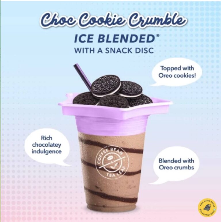 The Coffee Bean and Tea Leaf Promos: 50% OFF, 2-For-S$11.90! | SGDtips