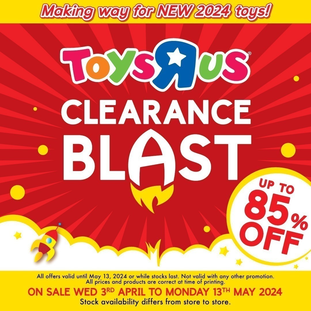 Toys ”R” Us Promotions June 2024 : 85% OFF