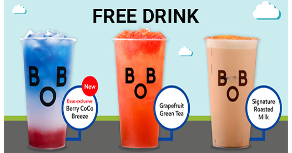 Bober Tea Promotions: FREE Drink, 50% OFF 2nd Drink! | SGDtips