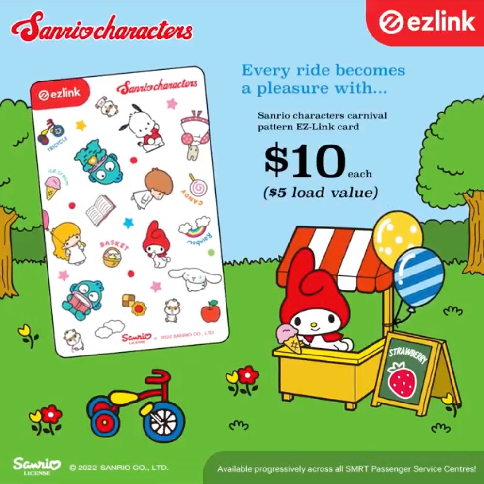 EZ-Link Cards & Charms Promo: S$10 Deal & more! | SGDtips
