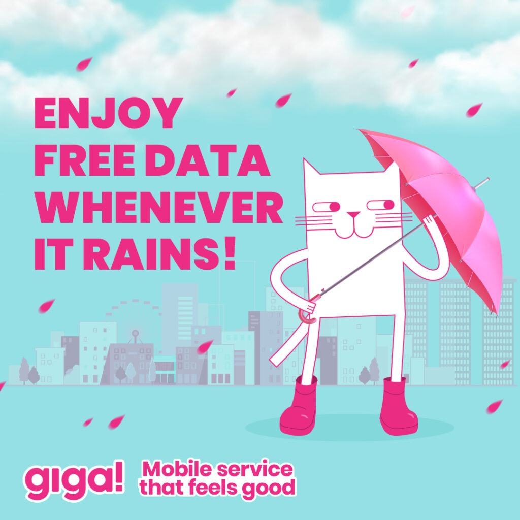 giga! SG Aug 2025: Free Data, 100GB for S$12/month