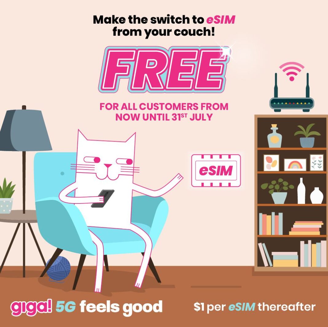 giga! SG Aug 2025: Free Data, 100GB for S$12/month