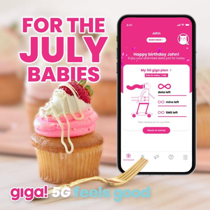 giga! SG Aug 2025: Free Data, 100GB for S$12/month