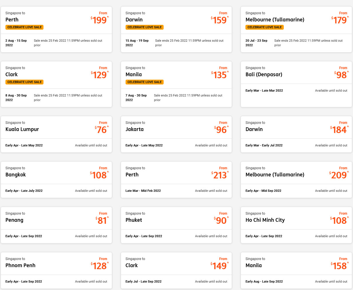 Jetstar Promotions Jan 2025: Fares from S$69