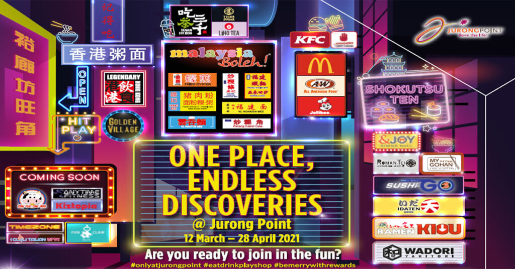 Jurong Point Promotions: 1-For-1, Giveaway Vouchers! - SGDtips