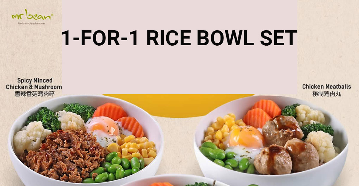 Mr.Bean Promotions | 1-For-1 | SG May 2021 | SGDtips