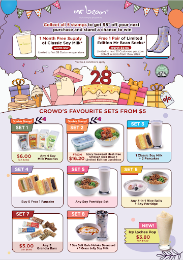 Mr.Bean Promotions Oct 2025: 2 -For-S$4.90