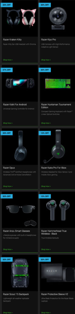 Razer Sales: 50% Off | SG December 2022 | SGDtips