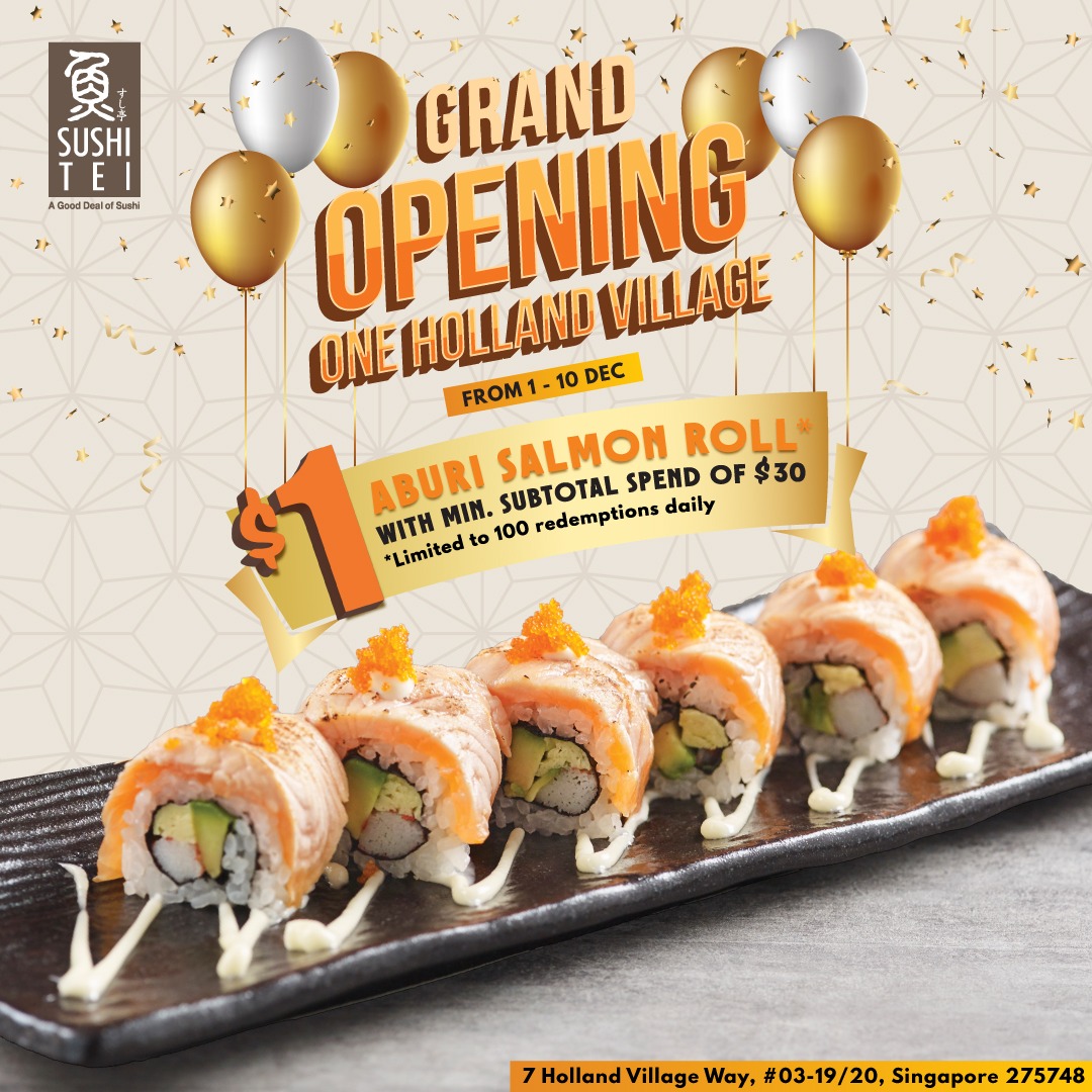 Sushi Tei Promotions: S$5 Deal, Weekday Lunch Specials From S$7.80 ...
