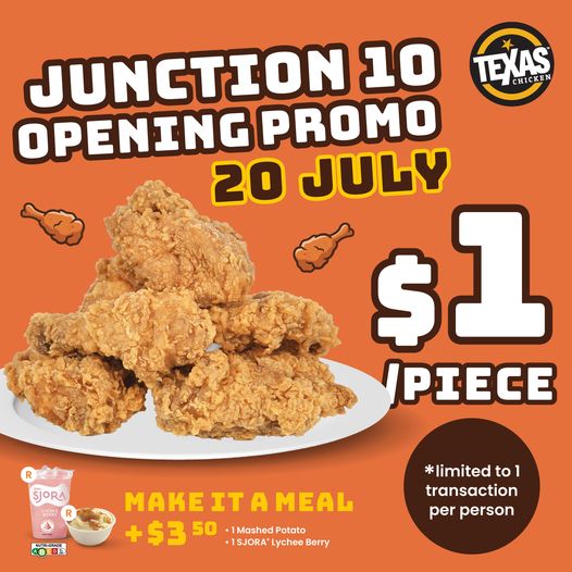 Texas Chicken Promotions : S$5.90 DEAL