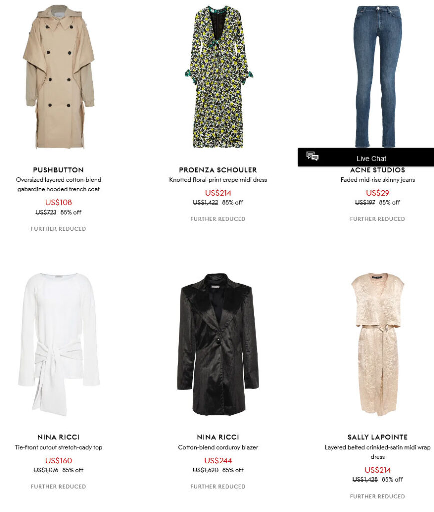 The Outnet Sales: 85% Off | August 2022 | SGDtips