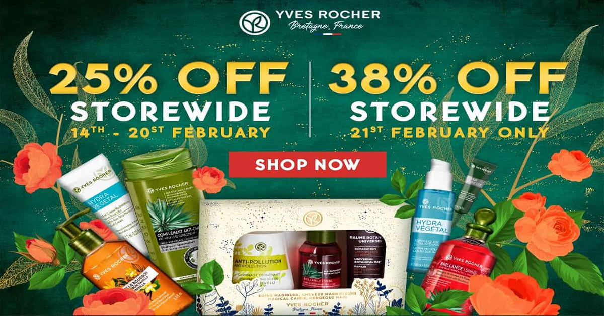 Yves Rocher Promo Codes: 50% OFF | February 2021 | SGDtips
